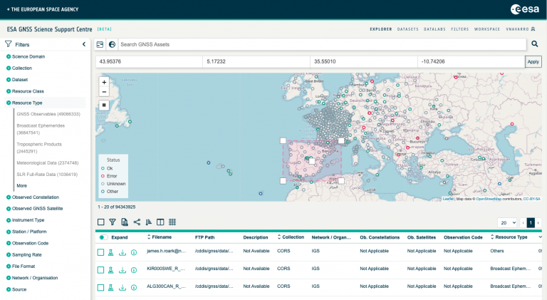 GSSC Now, GNSS Datasets and Datalabs Anywhere! | GSSC